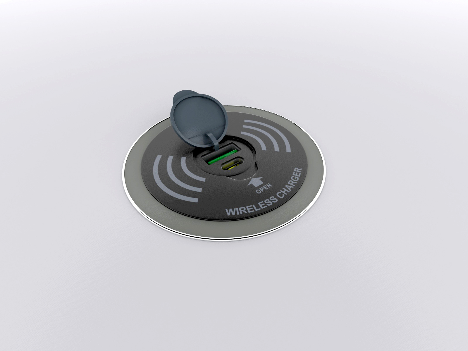 Exhibit Design Search - ECOTD-57C Wireless Charging Counter (InCharg ...